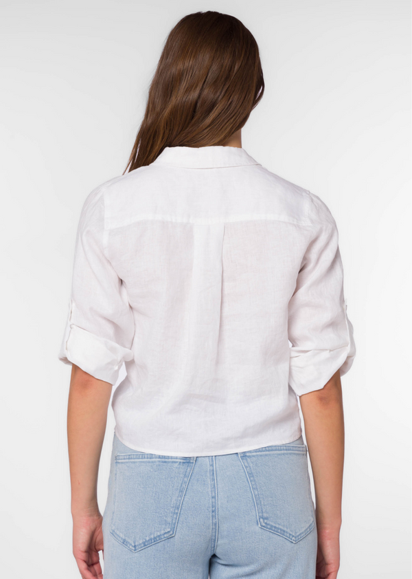 Velvet Heart Solange Top- Optic White - Denise Boutique